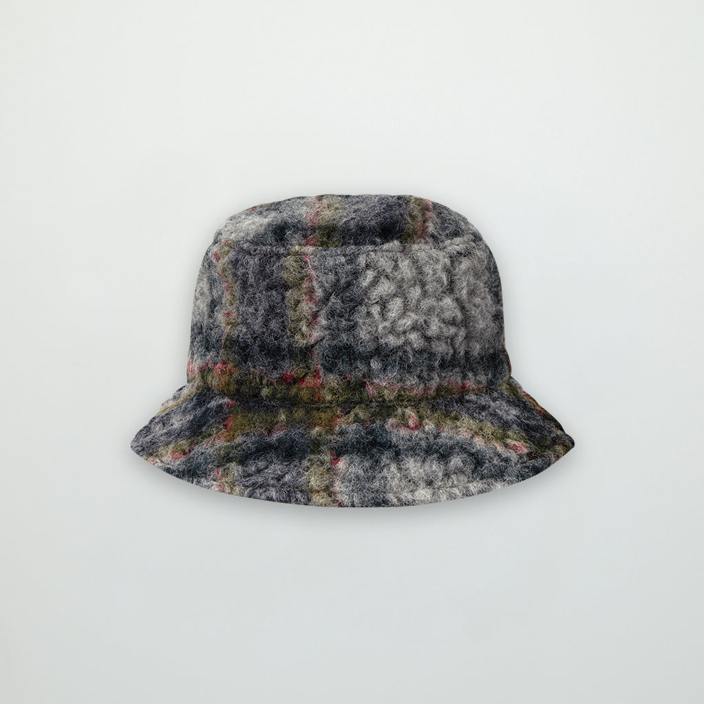 The New Society :: Danny Hat 울 체크 – The Front Shop